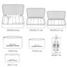 7 Piece Travel Packing Cubes – Navy – Ms Bee Group Travel